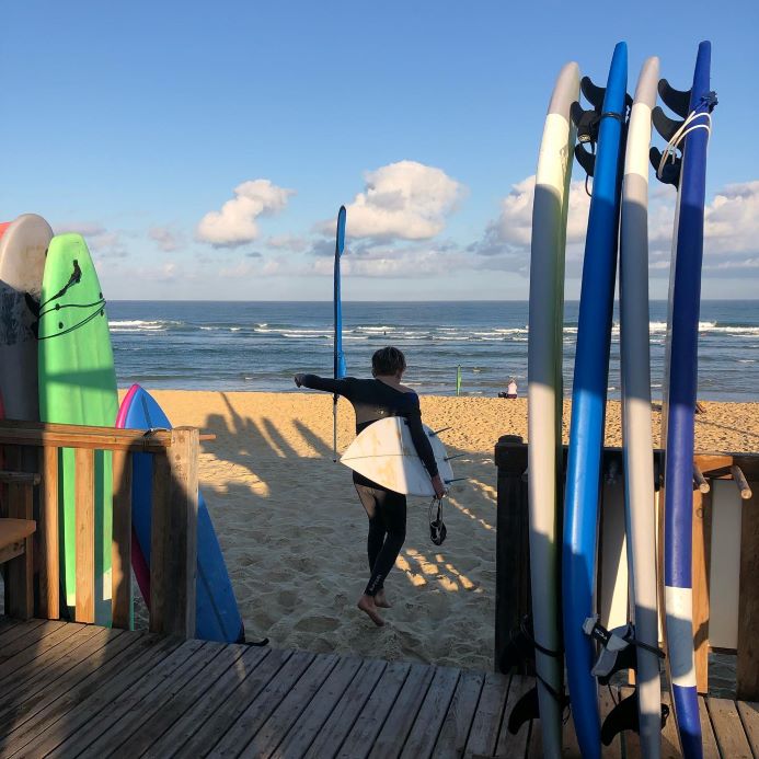 Ecole de surf Messanges Surf School dans les Landes